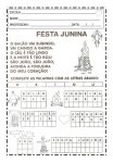 Atividades festa junina para imprimir - Educarolando - Aprender brincando