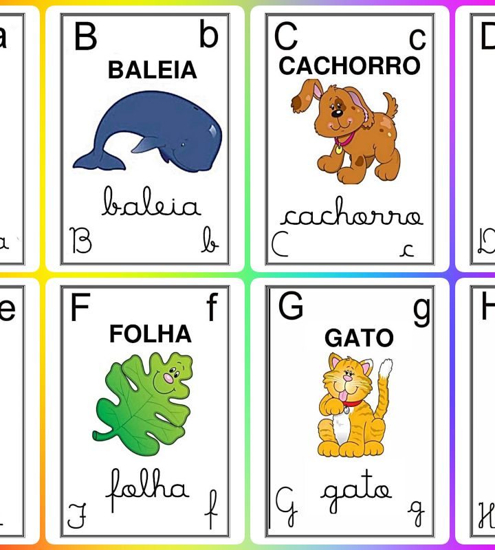 Alfabetos Ilustrados Para Imprimir Y Colorear Colorear