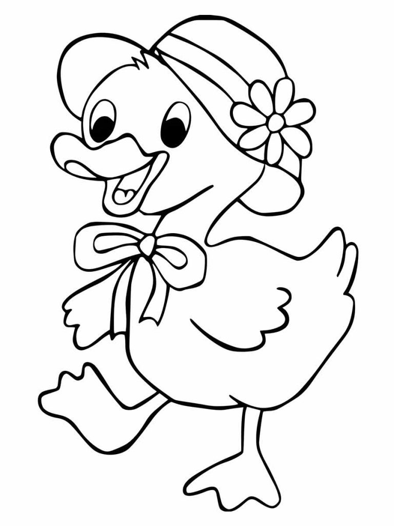 Patos para colorir