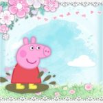 Etiqueta escolar Peppa Pig para imprimir