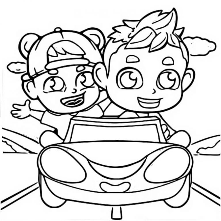 Vlad e Nikki para colorir