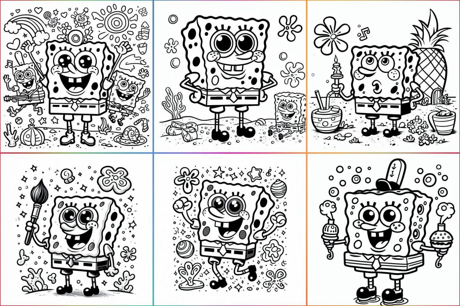 Desenho Bob Esponja para colorir