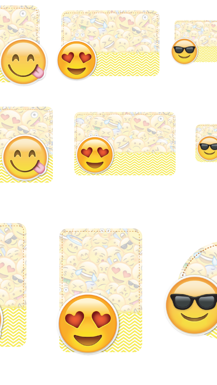 Etiqueta Escolar Emojis para imprimir