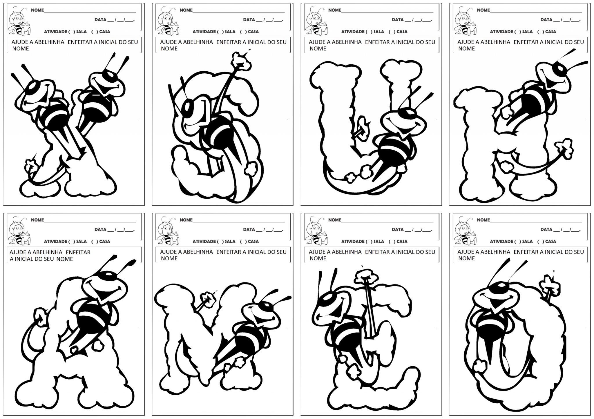 17 Desenhos de Avião para colorir